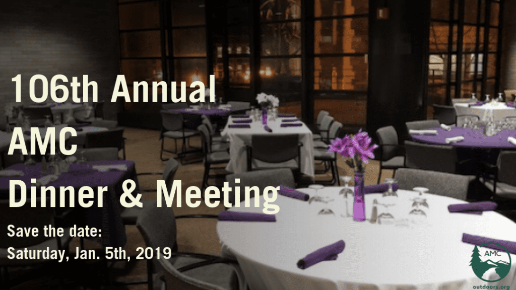 106th annual amc dinner & meeting - STD - The Appalachian Mountain Club ...